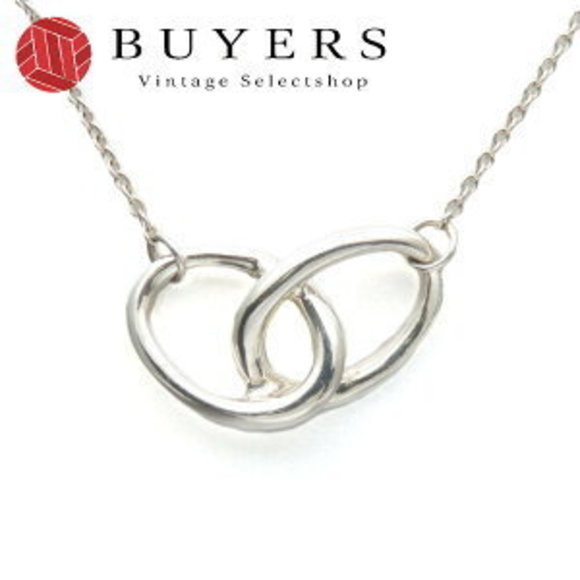 Tiffany & Co. | Bags | Tiffany Necklace Double Loop Silver Elsa Peretti ...